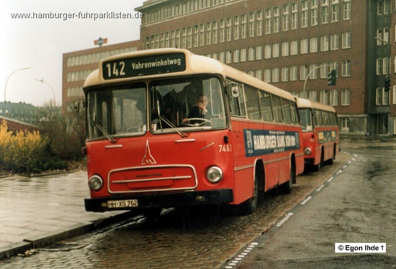HHA, Wagen 7400 bis 7484, Baujahr 1964, Typ Magirus-Deutz Saturn II ...