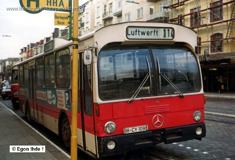 Bildergaleire HHA, 1001 - 1163, Baujahr 1970/71/1098-31,HHA,EI